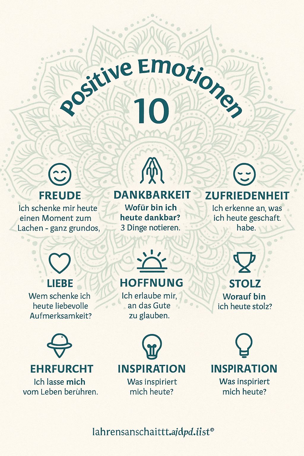 Positive Emotionen~10 Positive Gefühle| Positive Psychologie
